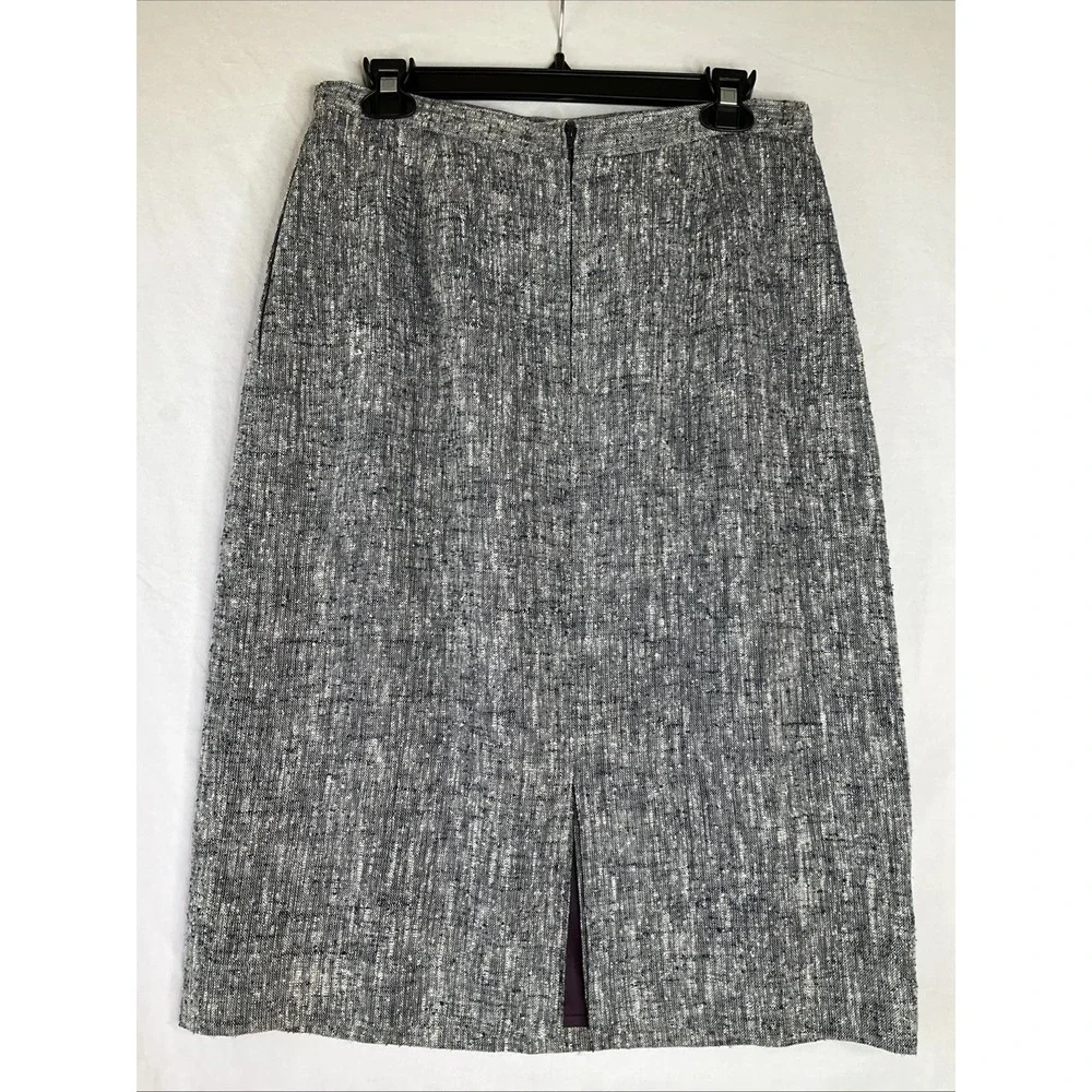 Skirts | Vintage Peabody House Linen Blend Blue Tweed Pencil Skirt ...